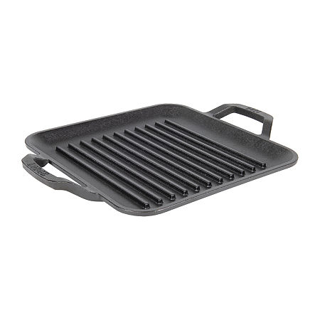 Lodge Chef Collection 11 Cast Iron Grill Pan - Black