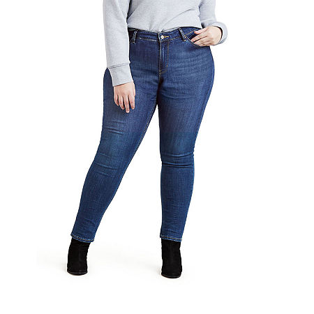 Click here for Levis Womens Plus 711 Mid Rise Skinny Jean  22w  B... prices