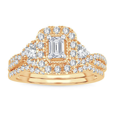 Click here for Womens 1 CT. T.W. Natural White Diamond 10K Gold B... prices