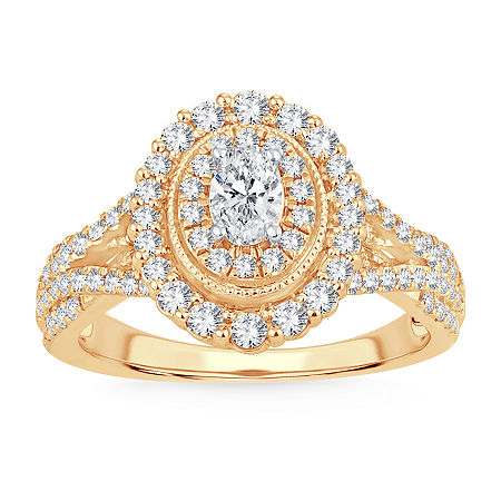 Click here for Womens 1 CT. T.W. Natural White Diamond 10K Gold O... prices