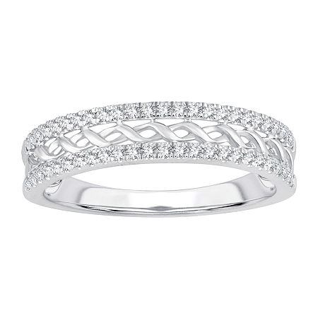 Click here for Womens 1/5 CT. Natural White Diamond 10K White Gol... prices