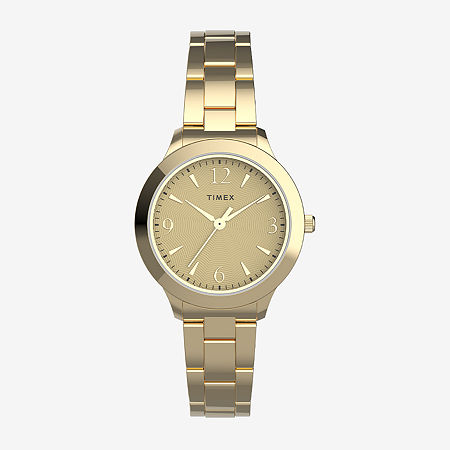 Click here for Timex Womens Gold Tone Stainless Steel Bracelet Wa... prices