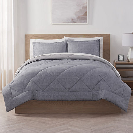 Click here for Serta Supersoft Cooling Midweight Comforter Set  O... prices