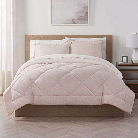 Click here for Serta Supersoft Cooling Midweight Comforter Set  O... prices