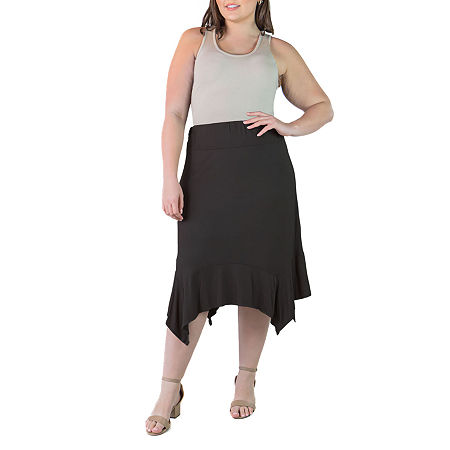 Click here for 24seven Comfort Apparel Womens Mid Rise Midi Plus... prices