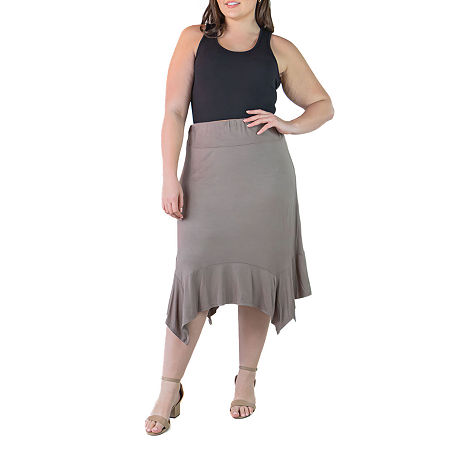 Click here for 24seven Comfort Apparel Womens Mid Rise Midi Plus... prices