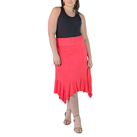 Click here for 24seven Comfort Apparel Womens Mid Rise Midi Plus... prices