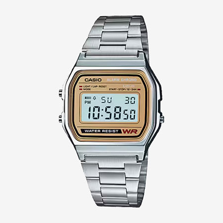 Click here for Casio Mens Digital Silver Tone Stainless Steel Bra... prices