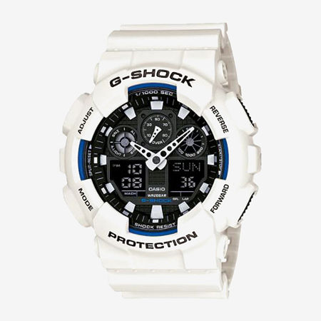 Click here for Casio G-Shock Mens White Strap Watch Ga100b-7a  On... prices