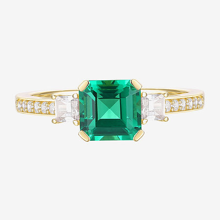 Click here for Womens Gemstone 14K Gold Over Silver Halo Delicate... prices