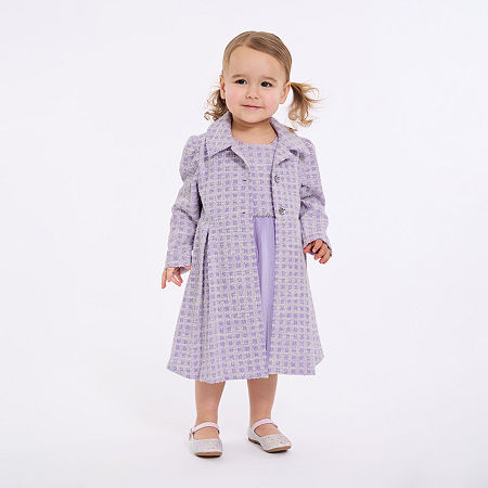 Click here for Bonnie Jean Toddler Girls Checked Dress Set  2t  P... prices