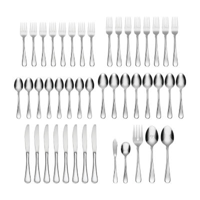 Oneida Flight 45-pc. Flatware Set, Color: Silver - JCPenney