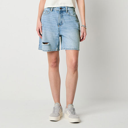 Click here for Arizona Womens Mid Rise-Juniors Denim Short  00  B... prices