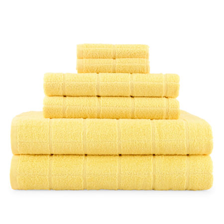 Click here for Home Expressions Grid 6-pc. Bath Towel Set  One Si... prices