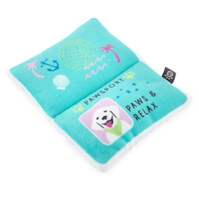 Paw & Tail Pup Passport Dog Plush Toy, Color: Blue Multi - JCPenney