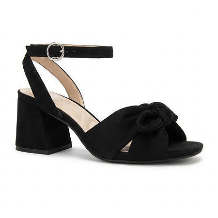 Click here for Pop Kavari Womens Square Open Toe Block Heel Pumps... prices