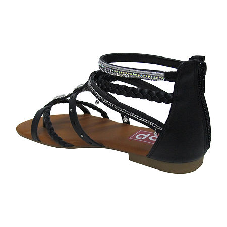 Click here for Pop Womens Miraya Strap Sandals  9 Medium  Black prices