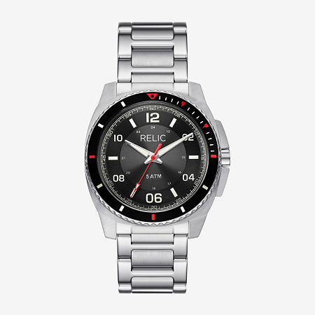 Click here for Relic By Fossil Mens Silver Tone Stainless Steel B... prices