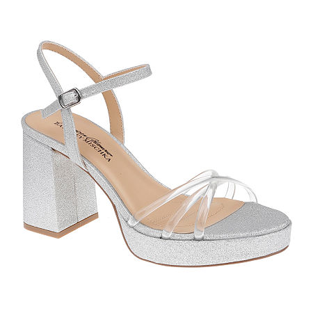 Click here for American Glamour Badgley Mischka Womens Madira Hee... prices