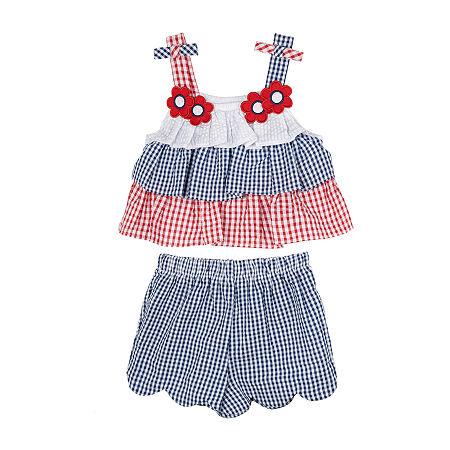 Click here for Rare Editions Baby Girls 2-pc. Short Set  24 Month... prices