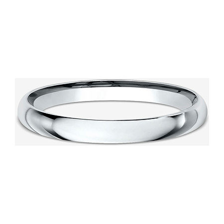 Click here for Womens 10K White Gold 2MM Comfort-Fit Wedding Band... prices