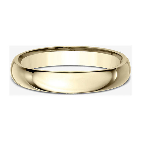 Click here for Womens 10K Yellow Gold 4MM Comfort-Fit Wedding Ban... prices