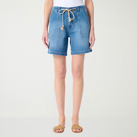 Click here for Gloria Vanderbilt Womens 7 Denim Short  8  Blue prices