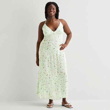 Click here for Forever 21 Womens Juniors Plus Sleeveless Maxi Dre... prices