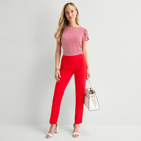 Click here for Liz Claiborne Lisa Womens Straight Pull-On Pant  4... prices