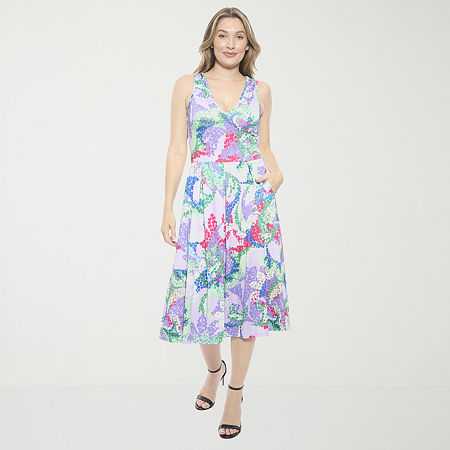 Click here for 24seven Comfort Apparel Womens Abstract V-Neck Sle... prices