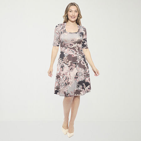 Click here for 24seven Comfort Apparel Womens Paisley Scoop Neck... prices