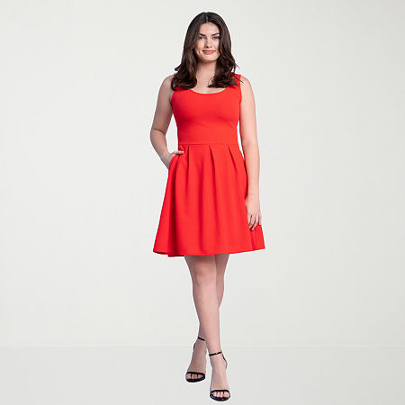 Click here for 24seven Comfort Apparel Womens Sleeveless Fit + Fl... prices