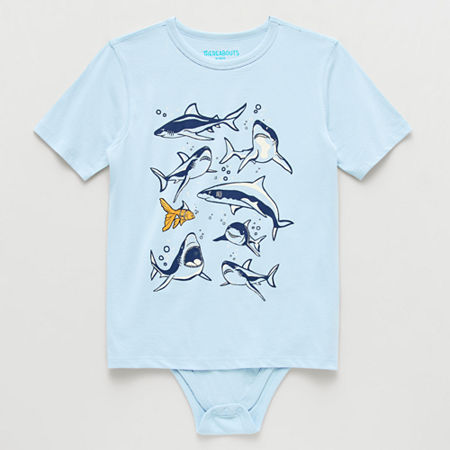 Click here for Thereabouts Little & Big Kid Boys Bodysuit Closure... prices