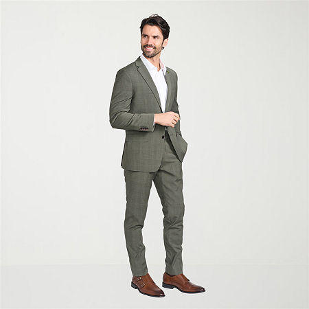 Click here for CRICKETEER Mens Windowpane Stretch Fabric 2-pc. Su... prices