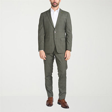 Click here for CRICKETEER Mens Windowpane Stretch Fabric 2-pc. Su... prices