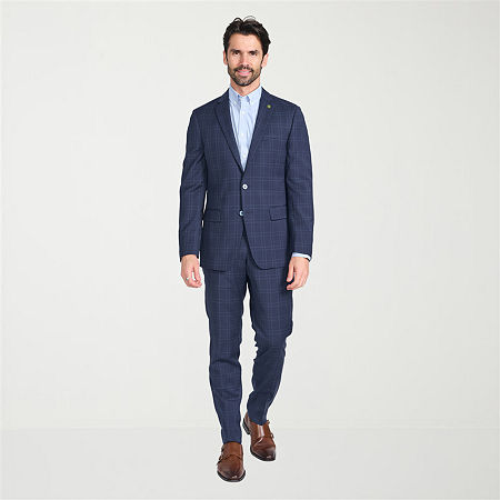 Click here for CRICKETEER Mens Windowpane Stretch Fabric 2-pc. Su... prices