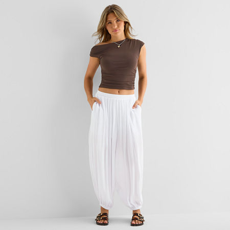 Click here for Forever 21 Womens Juniors Cuffed Pull-On Pant  Lar... prices