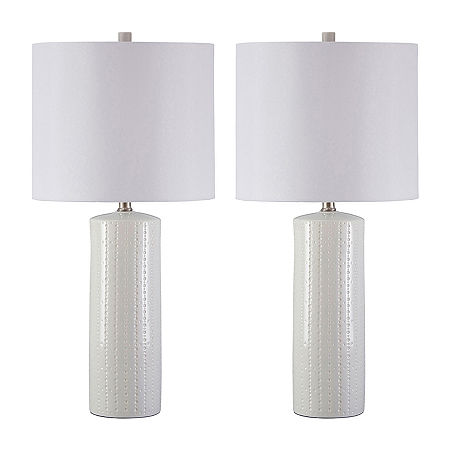 Click here for Ashley Furniture Set Of 2 Steuben Ceramic Table La... prices