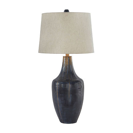 Click here for Signature Design by Ashley Evania Metal Table Lamp... prices