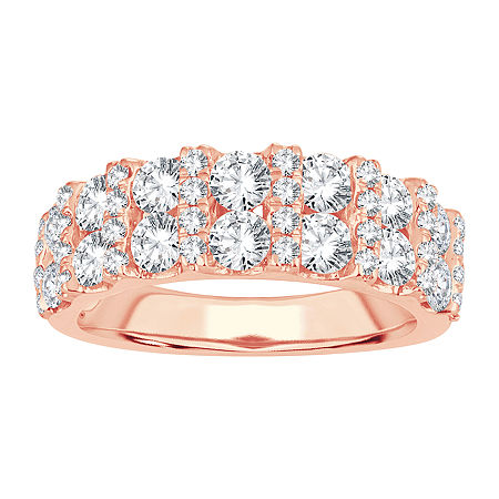 Click here for Womens 2 CT. T.W. Natural White Diamond 10K Rose G... prices