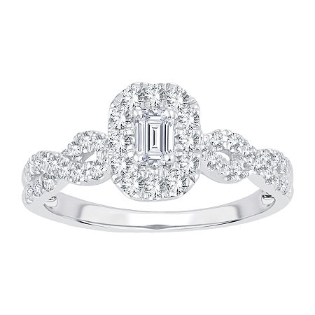 Click here for Womens 1/2 CT. T.W. Natural White Diamond 10K Whit... prices