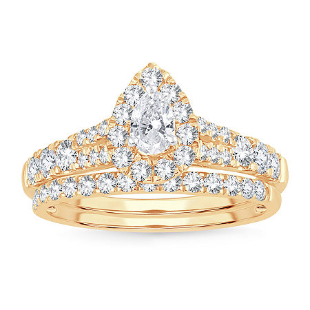Click here for Womens 1 CT. T.W. Natural White Diamond 10K Gold P... prices