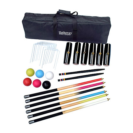 Click here for Hathaway Deluxe 6-Player 30-pc. Croquet Set  One S... prices