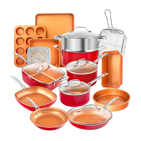 Click here for Gotham Steel 20-pc. Cookware Set  One Size  Red prices