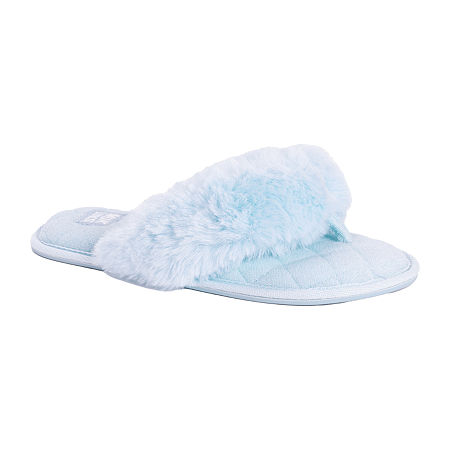 Click here for Muk Luks Womens Memory Foam Slip-On Slippers  X-la... prices