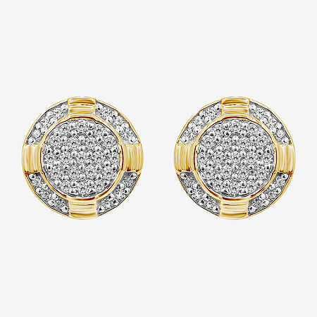 Click here for 1/4 CT. T.W. Natural White Diamond 10K Gold 9mm St... prices