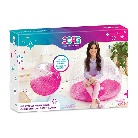 Click here for Three Cheers For Girls Pink Glitter Confetti Infla... prices