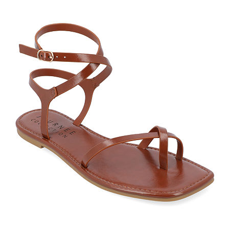 Click here for Journee Collection Womens Charra Ankle Strap Flat... prices
