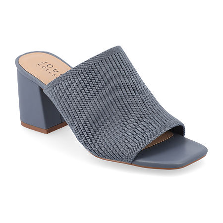 Click here for Journee Collection Womens Lorenna Block Heel Slide... prices