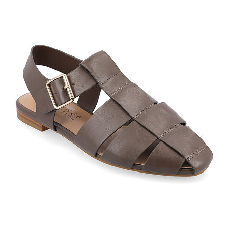 Click here for Journee Collection Womens Cailinna Ankle Strap Fla... prices